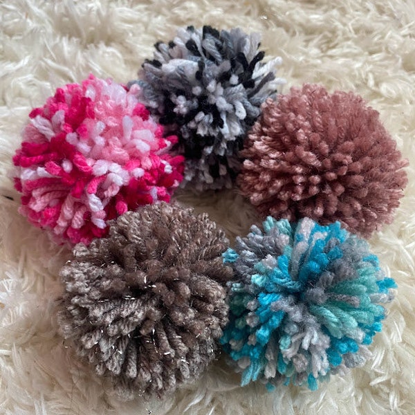 Yarn Pom Poms - Etsy