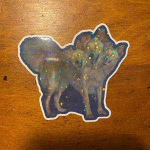Celestial Cerberus Sparkle Holographic Sticker - Starflesh Core - 3.5 ...
