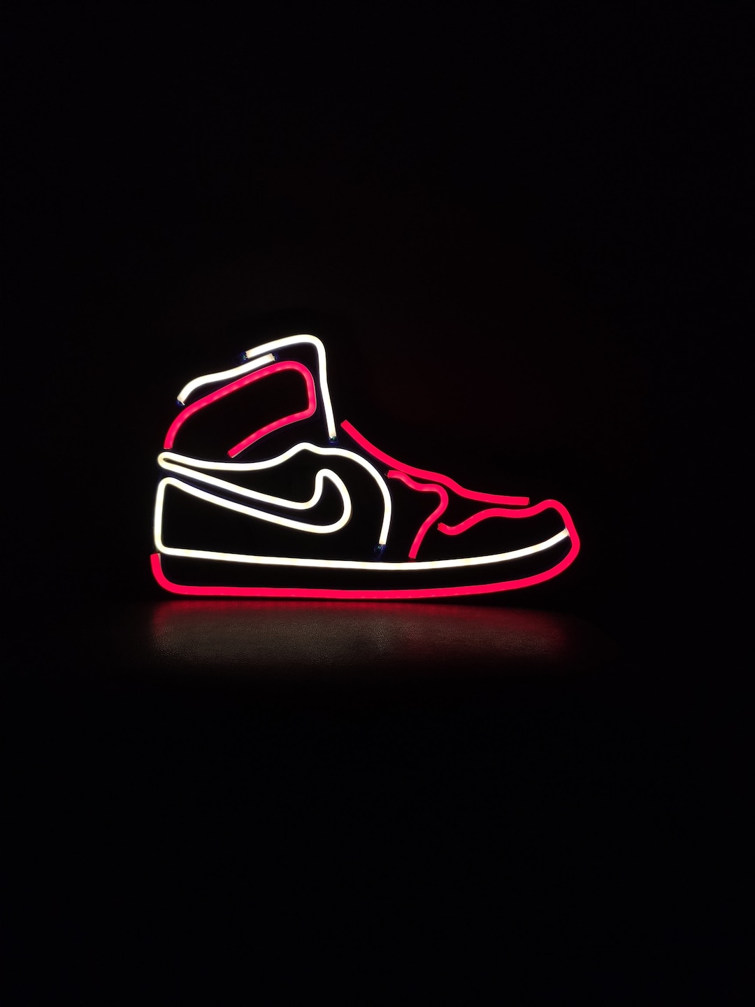 Air Jordan Neon Sign, Neon Shoe, Shoes Sign, Neon Art. Choose Your ...