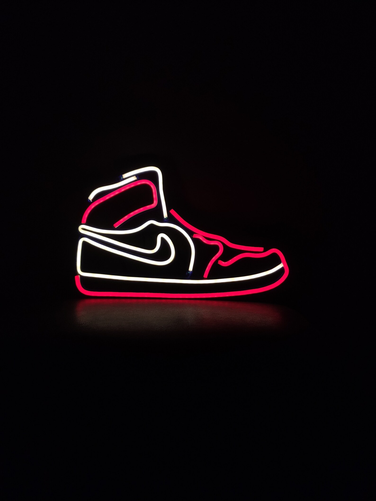 Air Jordan Neon Sign, Neon Shoe, Shoes Sign, Neon Art. Choose Your ...