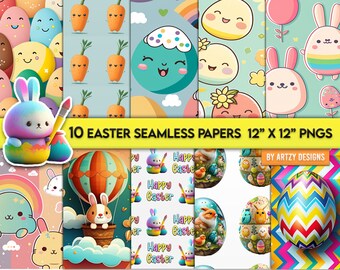 Easter Digital Paper,easter Patterns,easter Scrapbook Papers,easter ...
