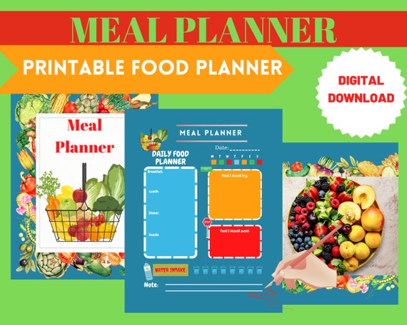 My Daily Food Diary-digital Download - Etsy