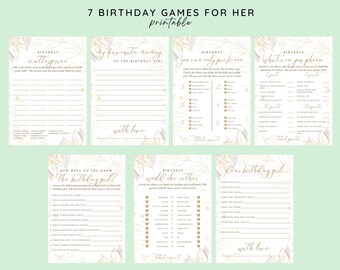 Adult Birthday Game Bundle for Her, Rose Gold Whats in Your Phone ...