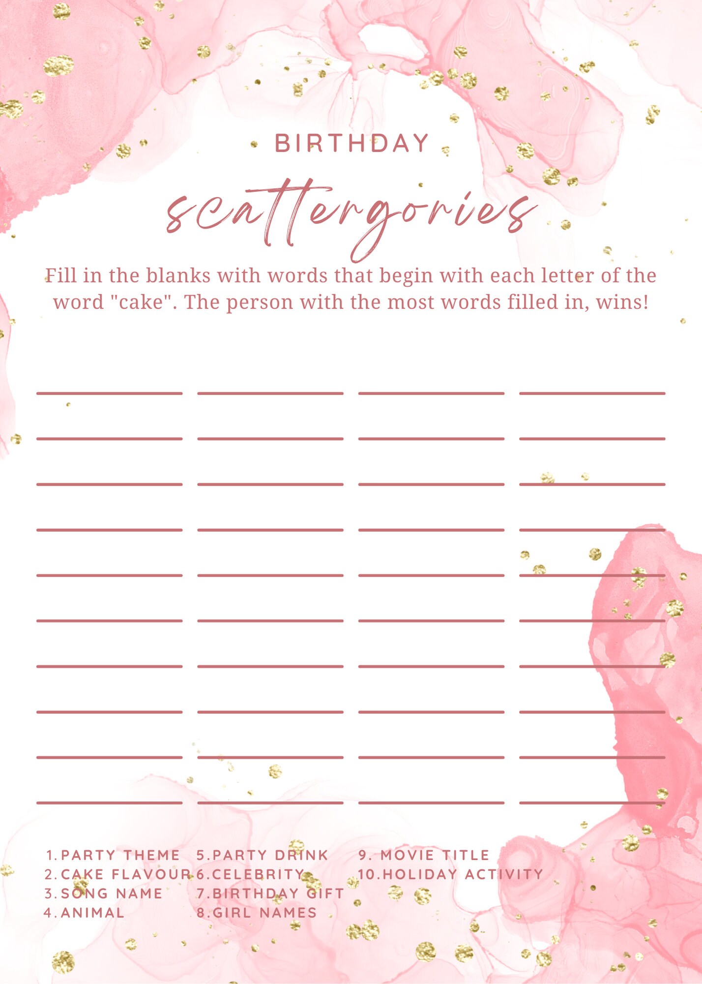 Adult Birthday Game Bundle for Her, Pink Theme Whats in Your Phone ...