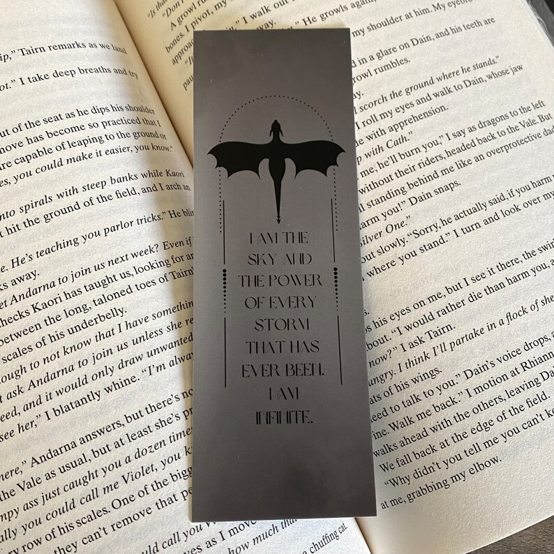 Fourth Wing Bookmark - Etsy