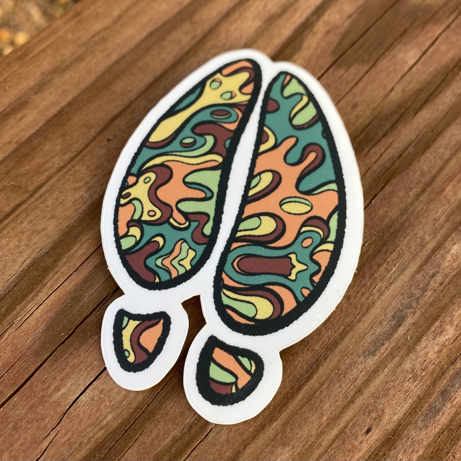 Elk Track Sticker - Etsy