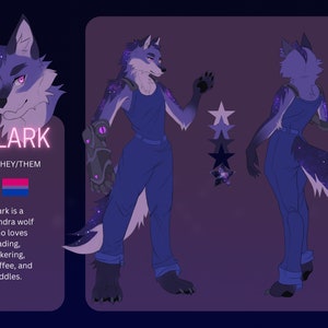 Furry OC Standard Reference Sheet Furry Commissions - Etsy