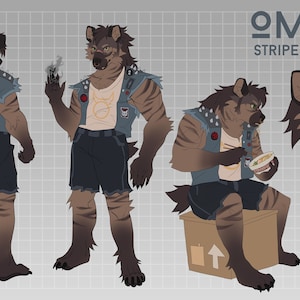 Furry OC Complex Reference Sheet Furry Commissions - Etsy