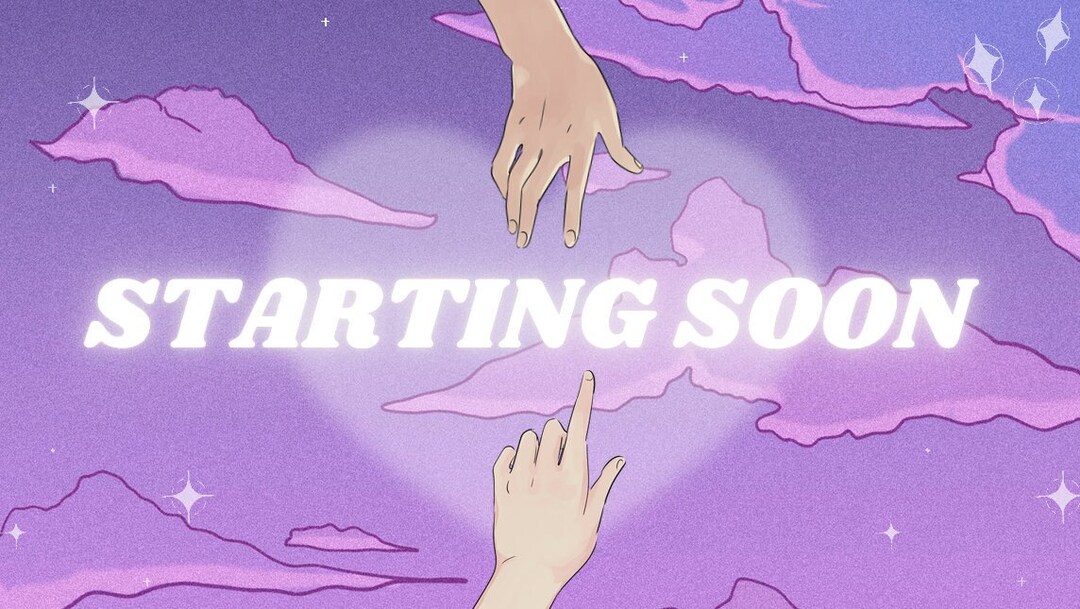 90's Anime Romance Animated Twitch Screens | Stream Starting Soon | Be ...