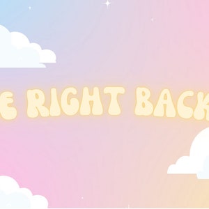 Simple Sunrise Animated Twitch Screens Stream Starting Soon Be Right ...