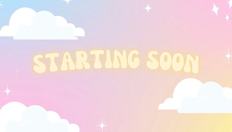 Simple Sunrise Animated Twitch Screens | Stream Starting Soon | Be ...