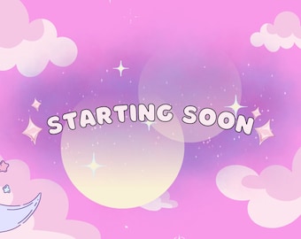 Simple Sunrise Animated Twitch Screens | Stream Starting Soon | Be ...