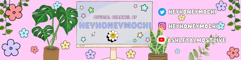 Plant Daddy Custom Twitch Header Photo With Your Socials youtube ...