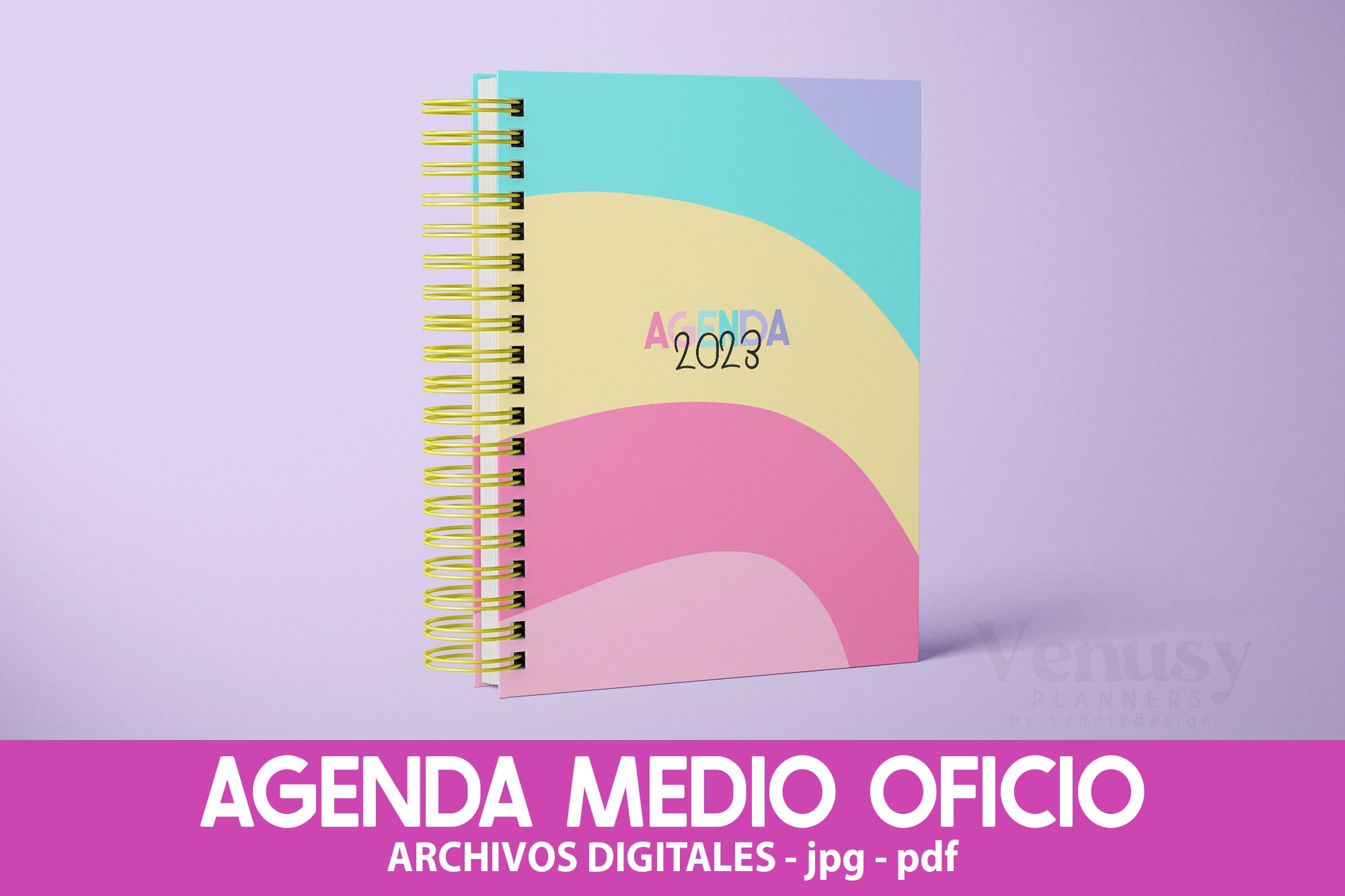 PRINTABLE AGENDA 2024 / Medio Oficio / in Spanish / Weekly View Agenda ...