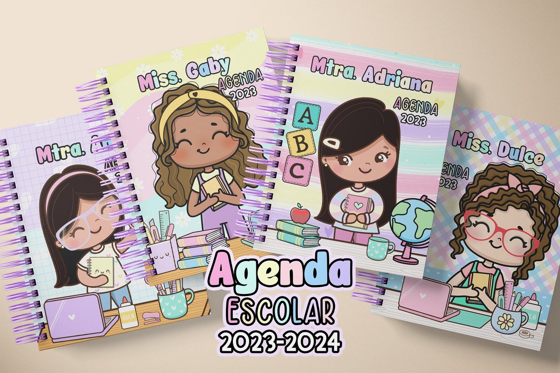 Agenda Escolar 2023-2024 / Archivo imprimible / Agenda Docente / Agenda ...