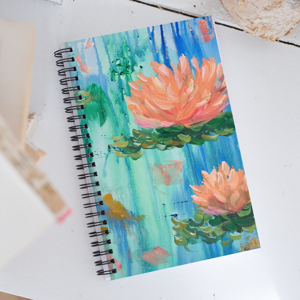 Mara Lotus Notebook - Etsy
