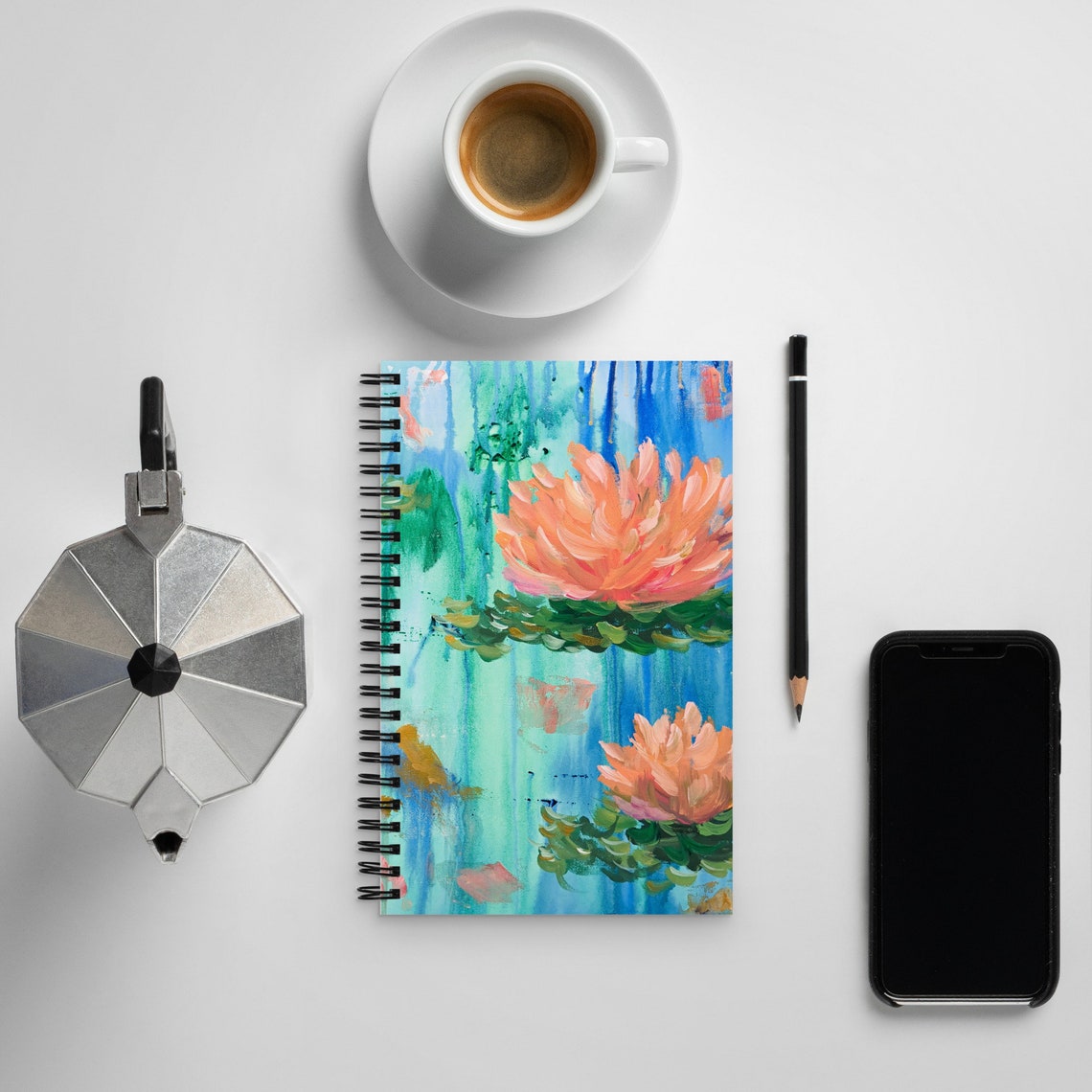 Mara Lotus Notebook - Etsy