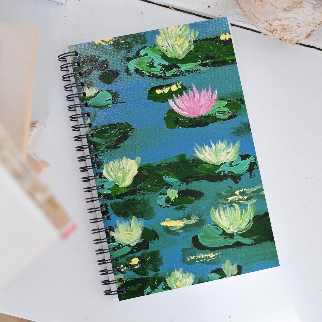 Emilie Lotus Notebook - Etsy