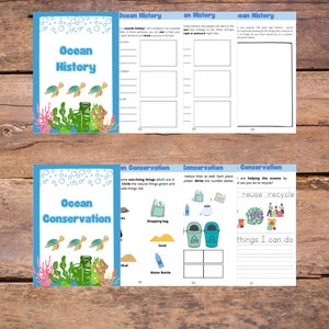 Digital Ocean Workbook: Marine Science Book 1 for Kids (ages 5 ...