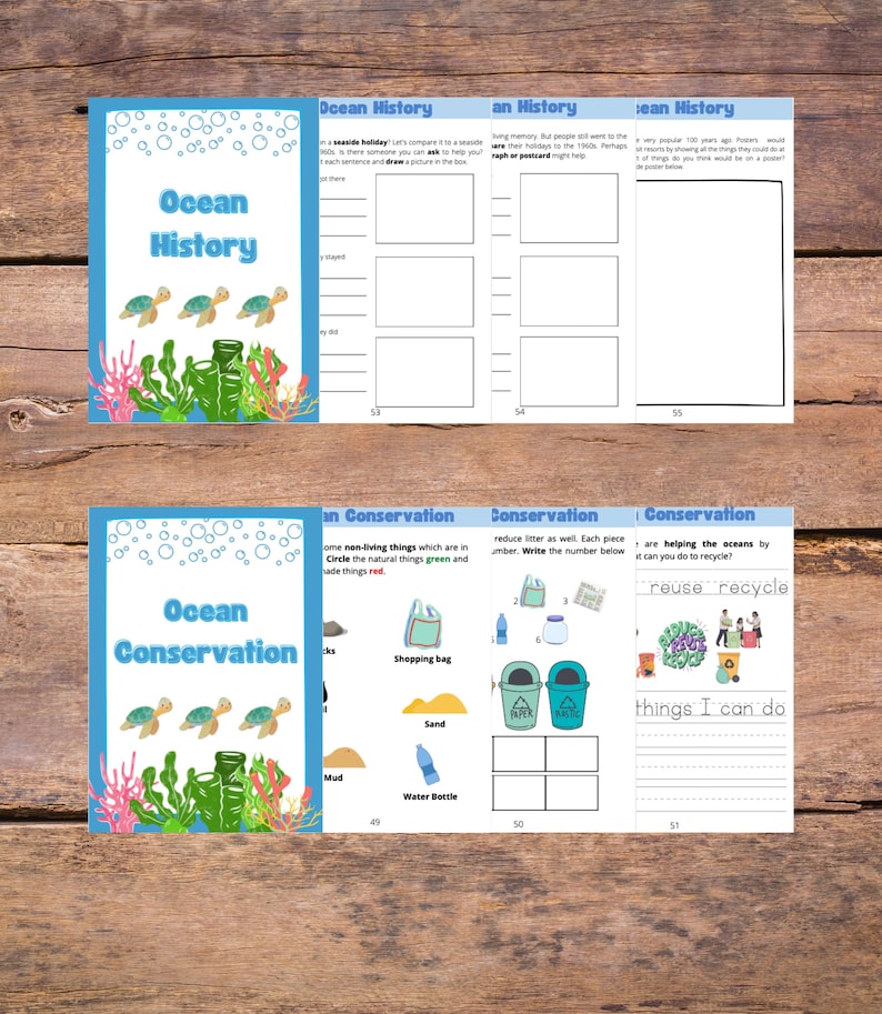 Digital Ocean Workbook: Marine Science Book 1 for Kids (ages 5 ...
