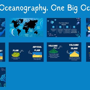 Oceanography: 3 Lessons (one Big Ocean, Climate and Weather, Ocean ...