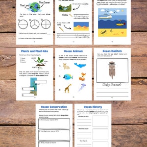 Digital Ocean Workbook: Marine Science Book 1 for Kids (ages 5 ...