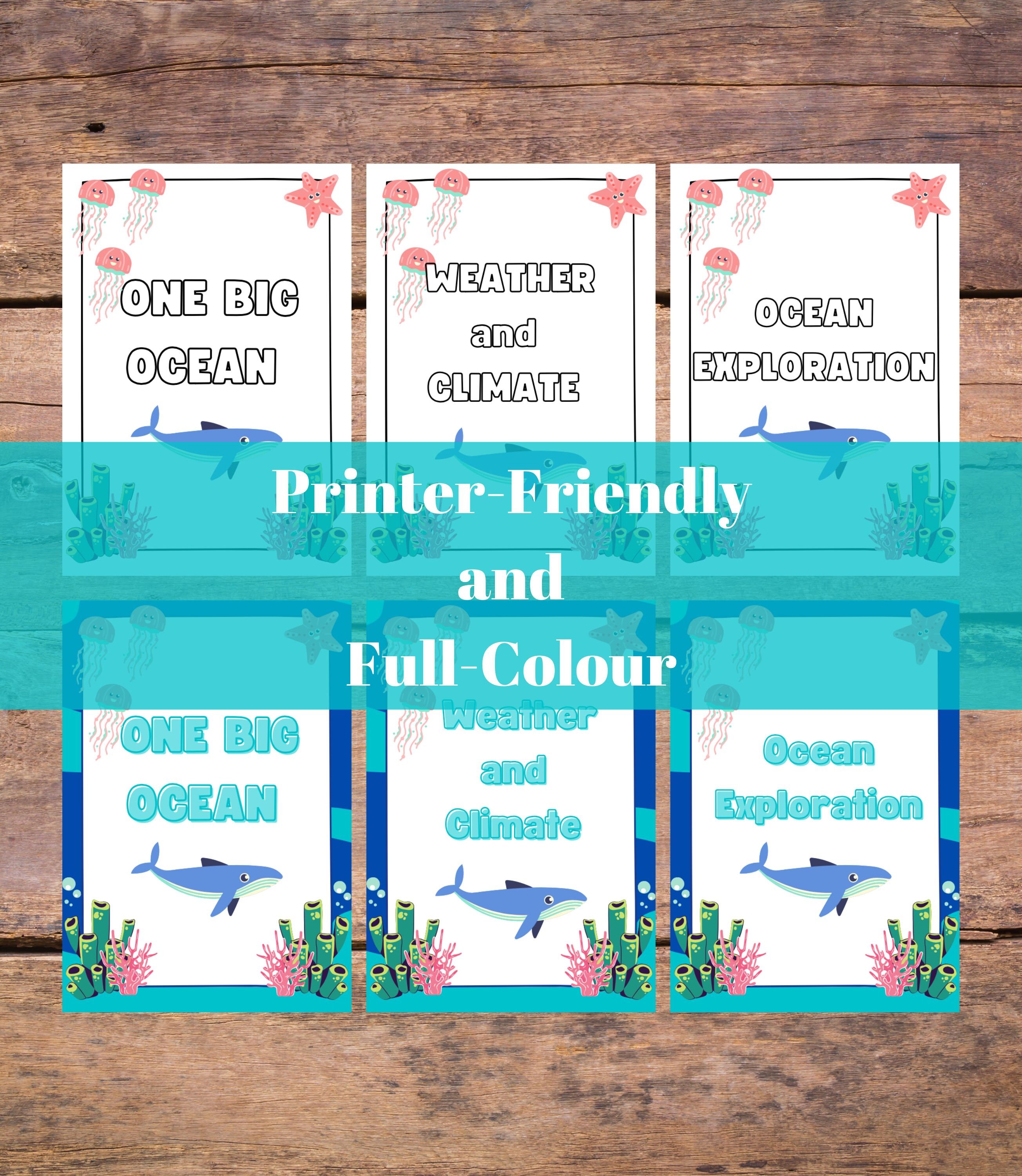 Marine Science Workbook for Kids (ages 7+) - Oceanography, Biology ...