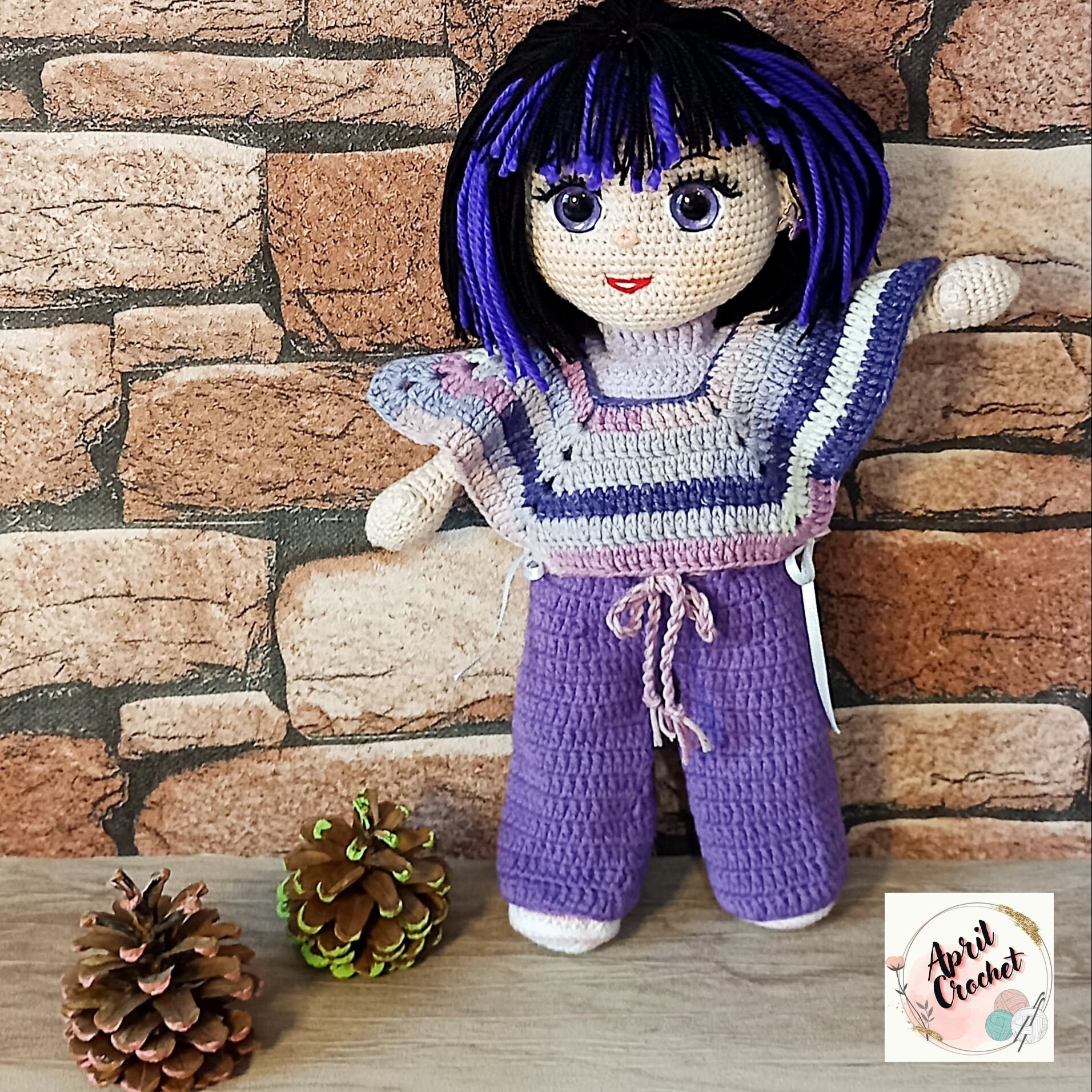 Crochet Doll BAT Baby April's Costume for Amigurumi - Etsy