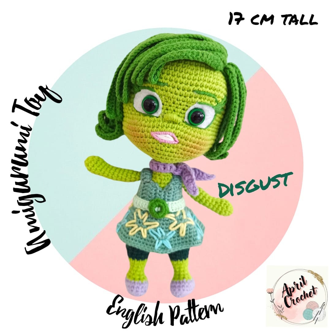 Disgust Amigurumi Crochet Toy Pattern for Lovers of 'inside Out ...