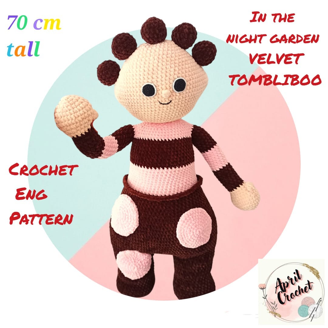 Amigurumi 70 Cm Tall Tombliboo With Chenille Yarn, Crochet Pattern for ...