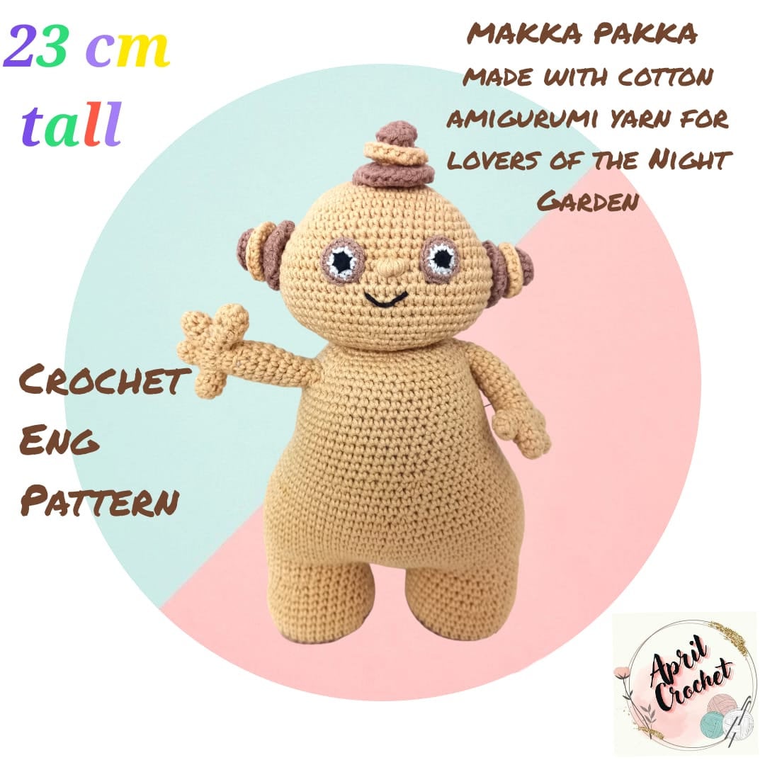 Makka Pakka Amigurumi Crochet Toy English PDF Pattern. With Cotton Yarn - Etsy