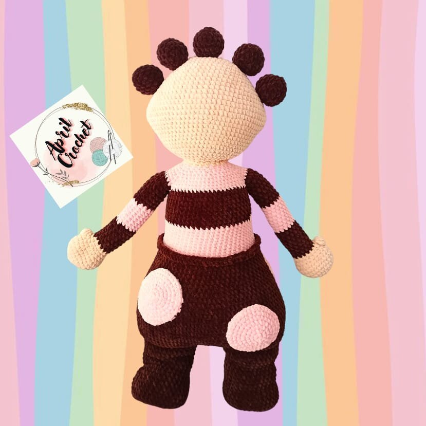 Amigurumi 70 Cm Tall Tombliboo With Chenille Yarn, Crochet Pattern for ...