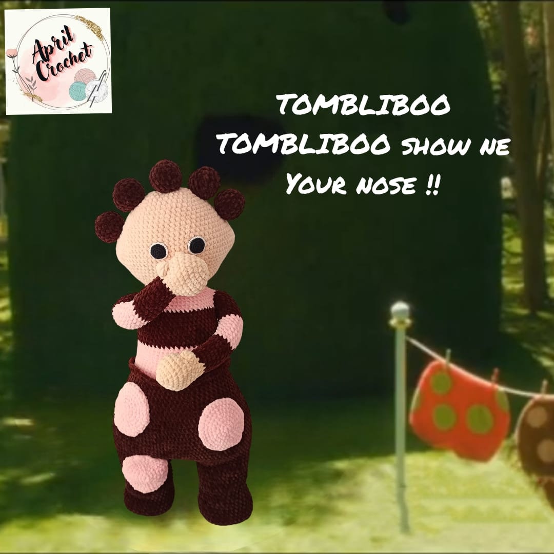 Amigurumi 70 Cm Tall Tombliboo With Chenille Yarn, Crochet Pattern for ...