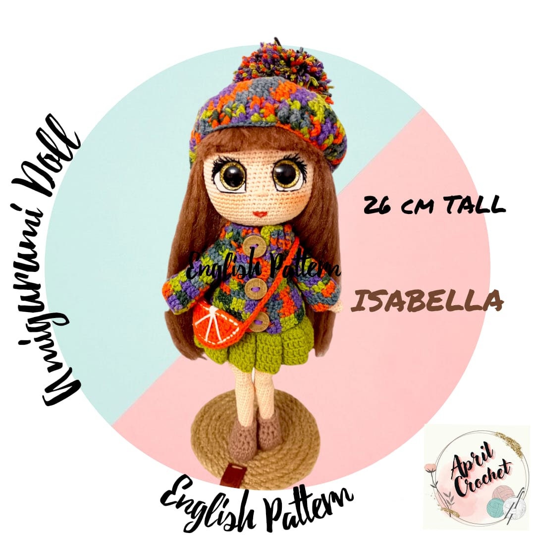 Isabella the Amigurumi Crochet Doll English PDF Pattern for Crochet ...