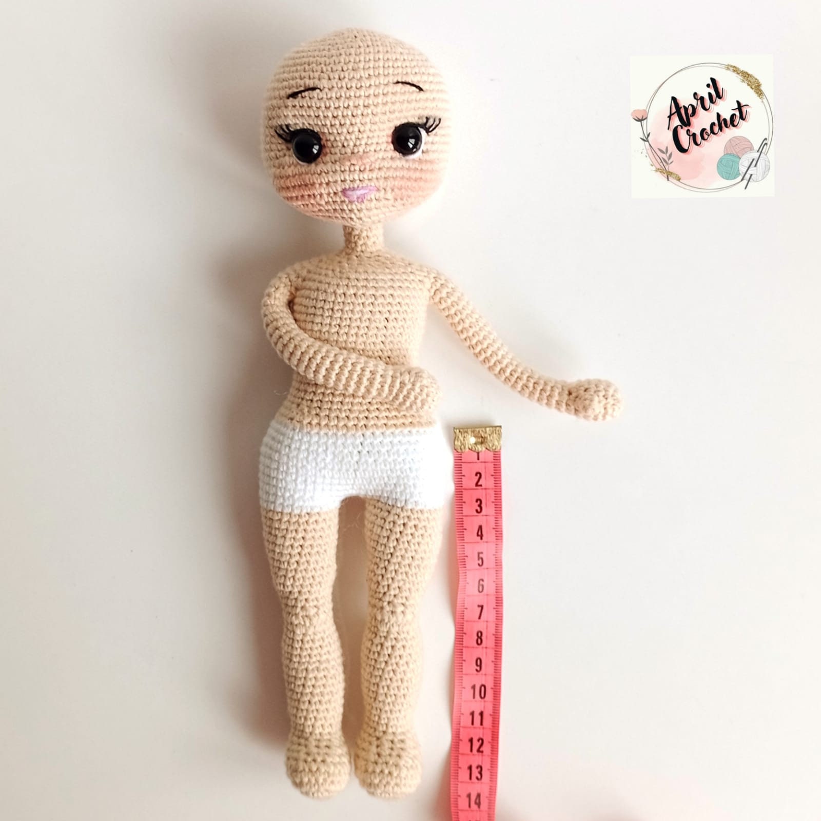 27 Cm Tall Amigurumi Crochet Doll Base English Pattern for Crochet ...