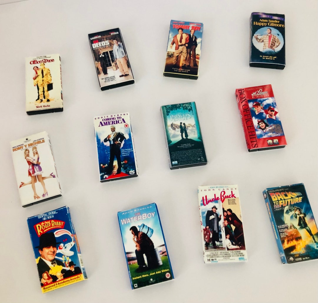 Handmade 3D Comedy Movie VHS Tape Magnets: Retro Fridge Decor - Etsy