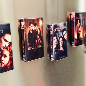 Twilight Movie VHS Magnets: Complete Set of 5, Unique Home Decor - Etsy