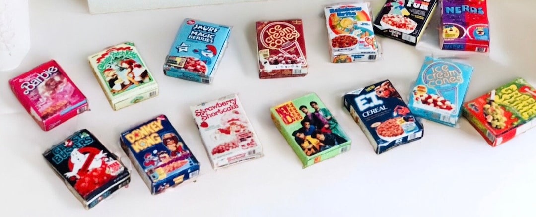 3D Cereal Box Magnets-set of 5-choose Your 5 Favorites! Unique Home ...