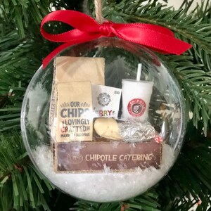 Handmade Chipotle Christmas Ornament: Funny Food Holiday Decor - Etsy