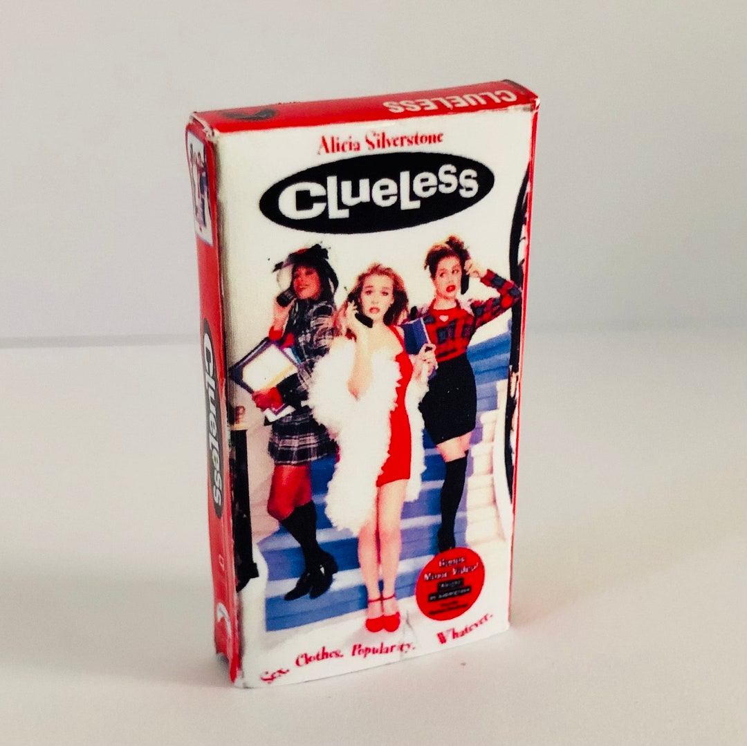 Handmade 3D Clueless VHS Tape Magnet: 90s Nostalgia Art - Etsy