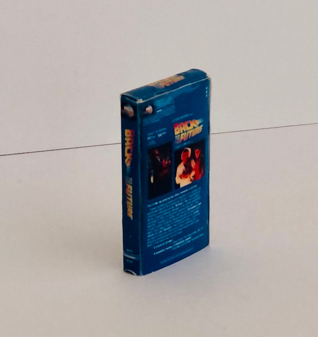 Handmade 3D Back to the Future VHS Tape Magnet, Retro Gift, Fun Kitchen ...