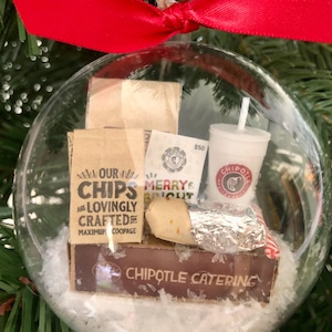 Handmade Chipotle Christmas Ornament: Funny Food Holiday Decor - Etsy