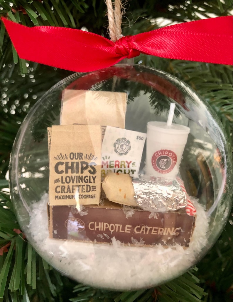Handmade Chipotle Christmas Ornament: Funny Food Holiday Decor - Etsy