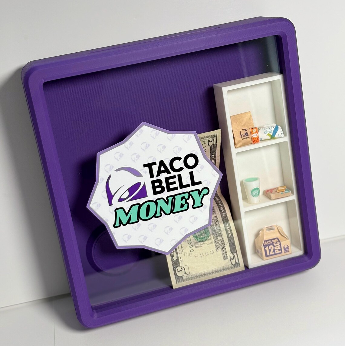 Taco Bell Coin Bank: 3D Printed Funny Piggy Bank - Etsy