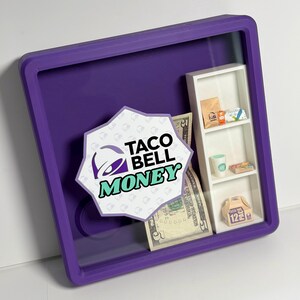 Taco Bell Coin Bank, Piggy Bank, Funny Gift for Him, Unique Present for ...