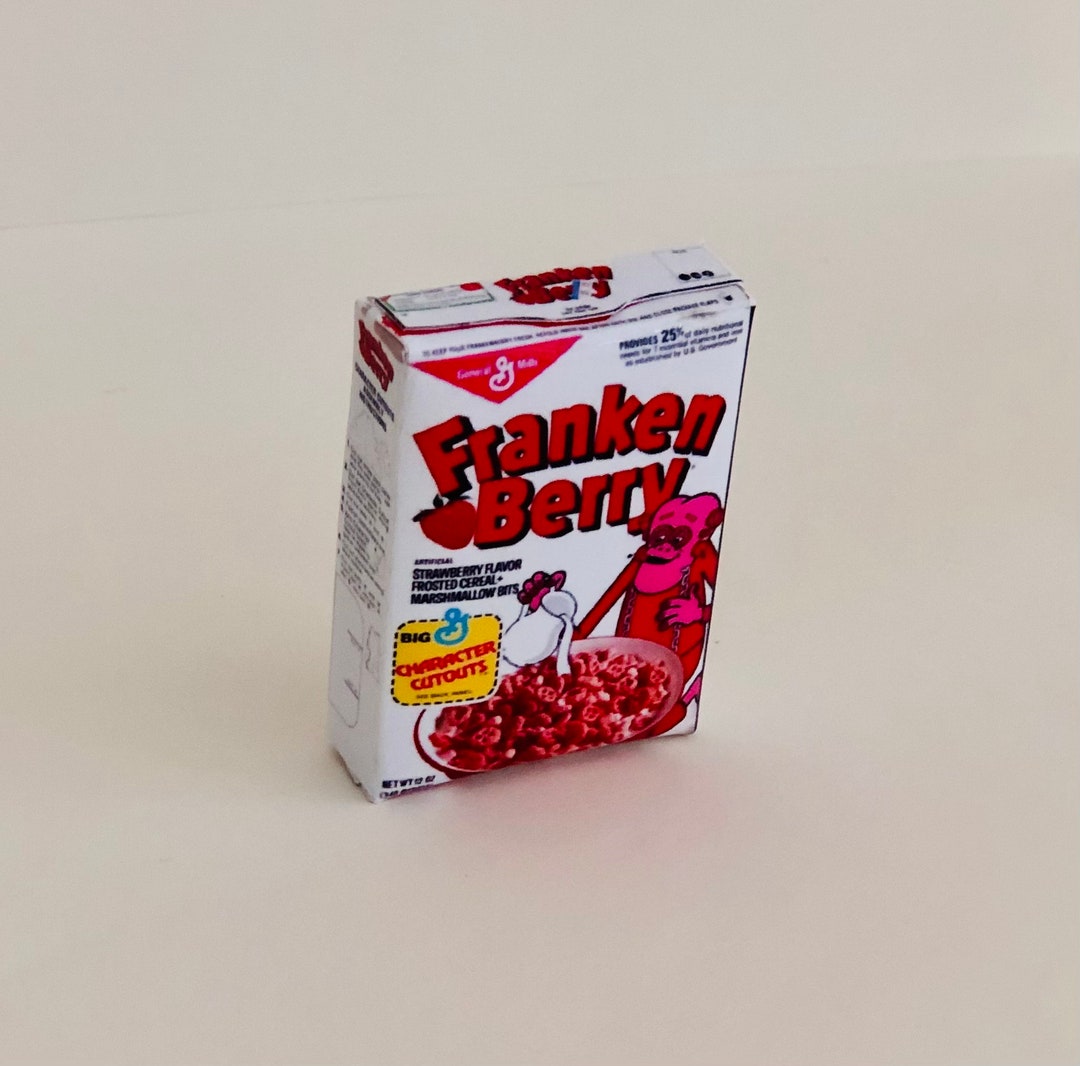 Handmade 3D Franken Berry Cereal Magnet: Retro 80s Decor - Etsy