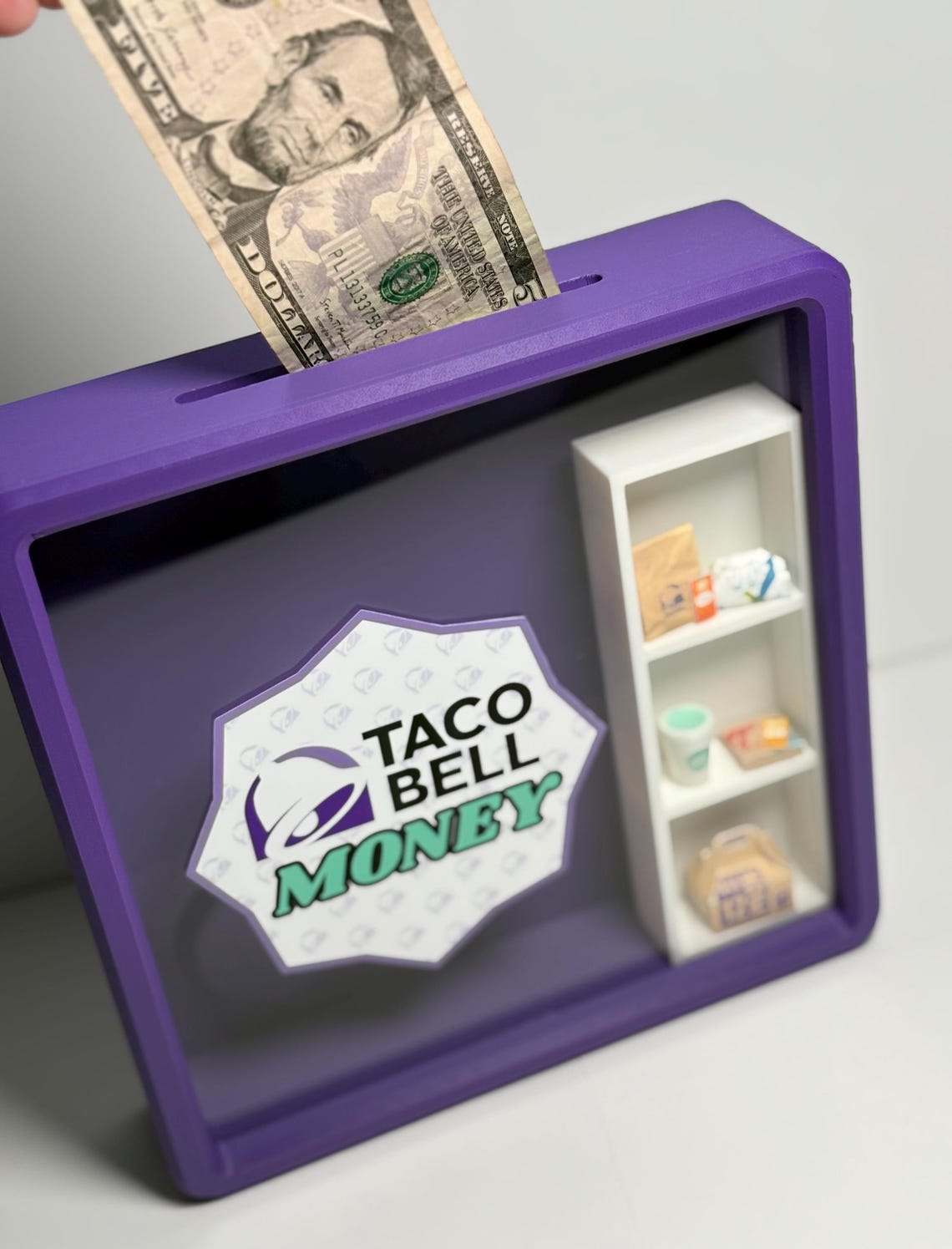 Taco Bell Coin Bank: 3D Printed Funny Piggy Bank - Etsy