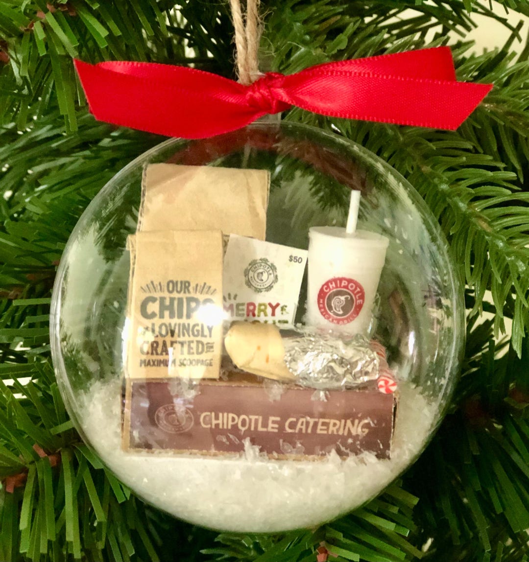 Handmade Chipotle Christmas Ornament: Funny Food Holiday Decor - Etsy