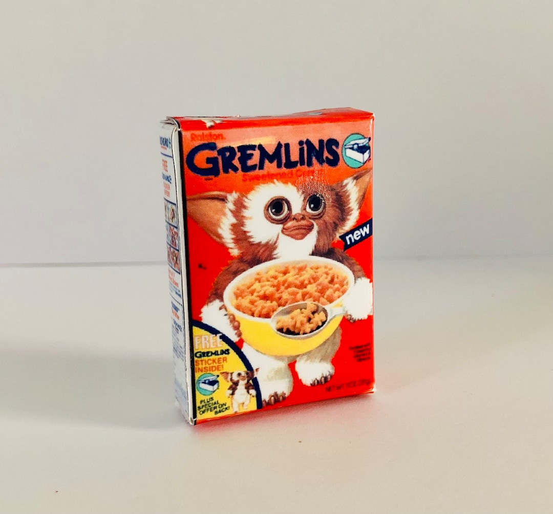 Handmade 3D Gremlins Cereal Magnet, Retro Gift, Fun Housewarming ...