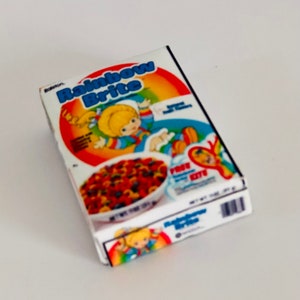 Handmade 3D Rainbow Brite Cereal Magnet, 80s Cereal Nostalgia, Unique ...